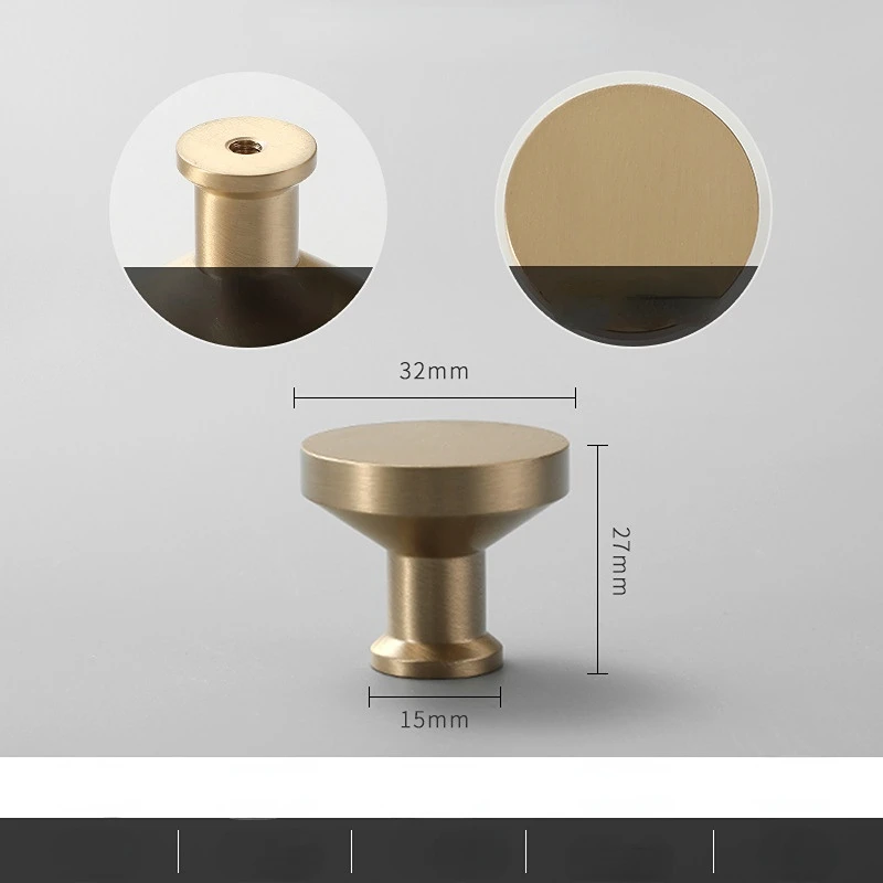 Brass Furniture Handles for Cabinets and Drawers G... – Grandado