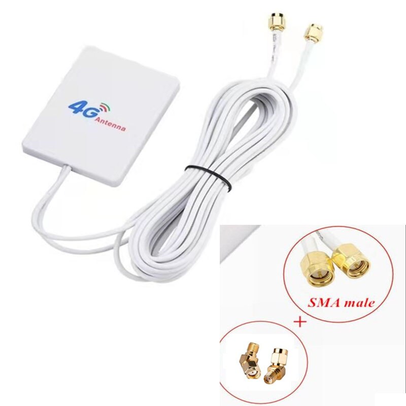 4g lte flad antenne wifi 4g antenne 3m ts9 sma han... – Grandado
