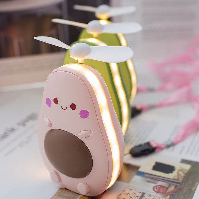 Multi Function Fan Mini Avocado USB Cartoon Interf... – Vicedeal