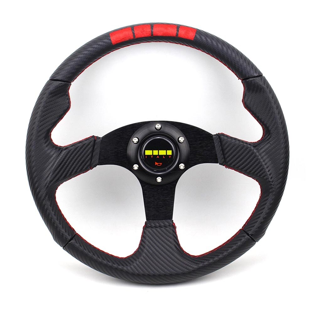 PVC Carbon Look Game Steering Wheel Universal 350m... – Vicedeal