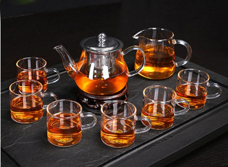 High Borosilicate GlassTea Set Set Heat-resistant ... – Vicedeal
