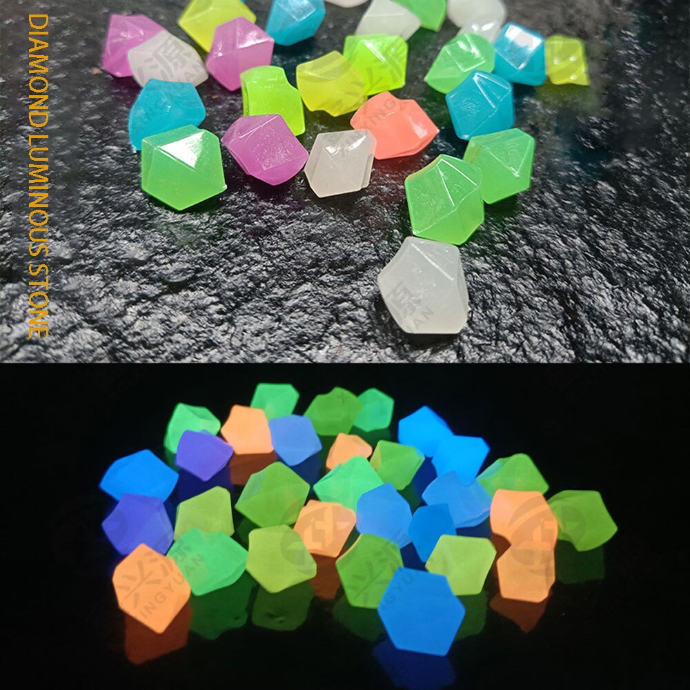 Luminous Stone Aquarium Decorative Stone Color Mix... – Vicedeal