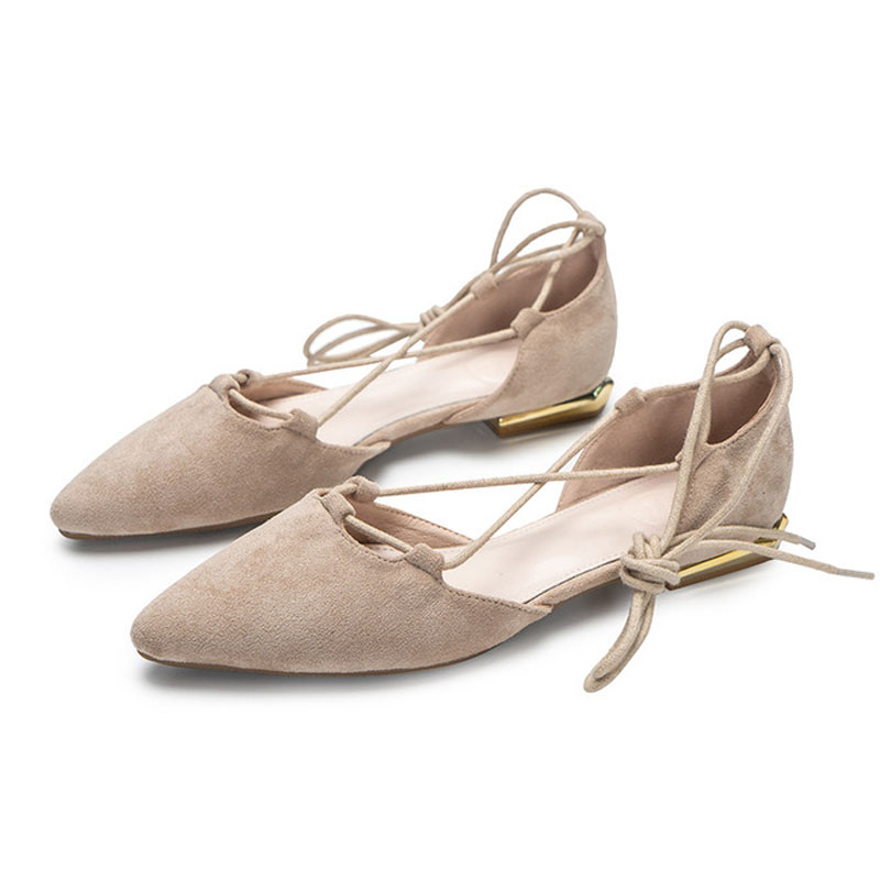 BEYARNECross-Tied pointed toe cover heels women sa... – Grandado