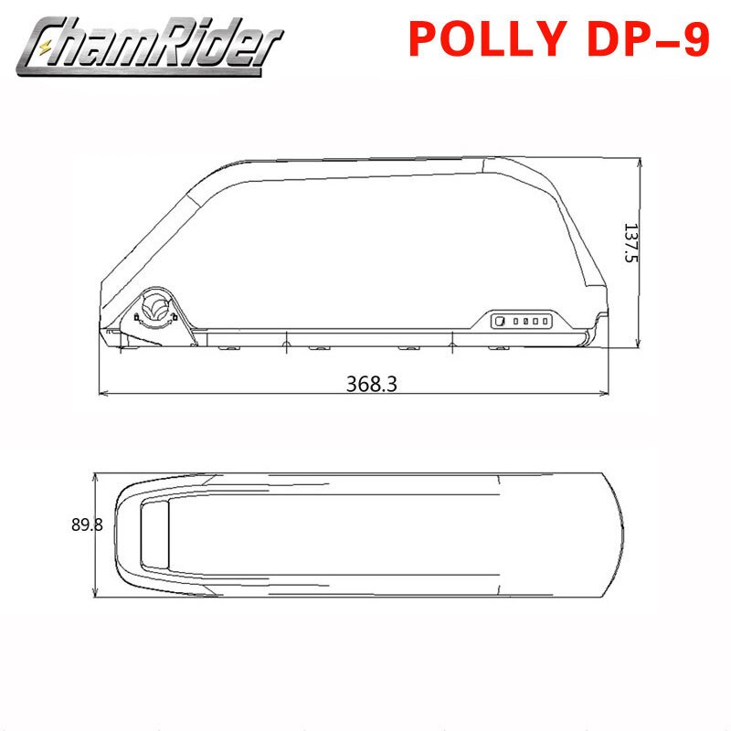 Battery Case Battery box Polly Down Tube Downtube ... – Vicedeal
