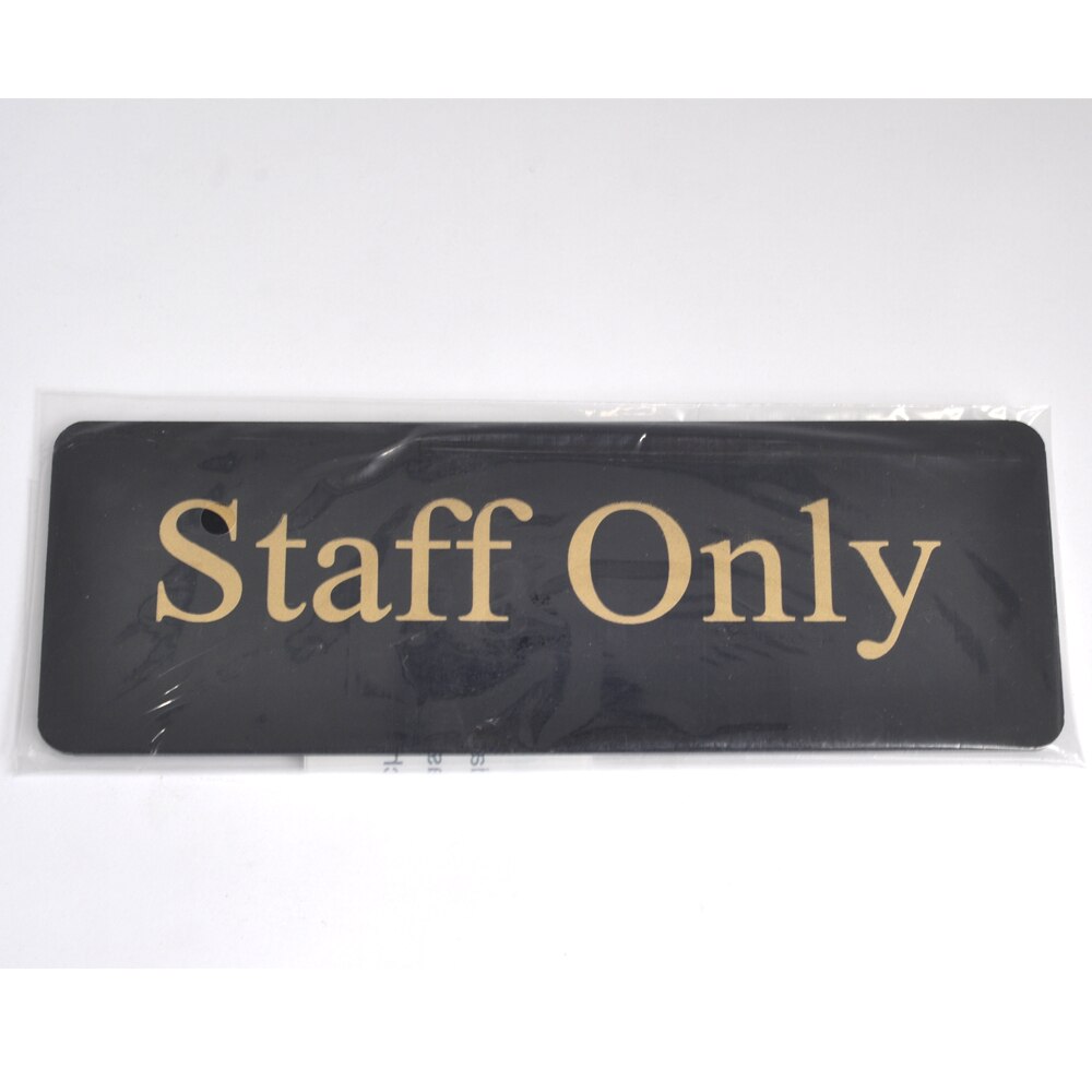 10 Pcs Veiligheid Borden-Medewerkers Alleen Sign-K... – Grandado