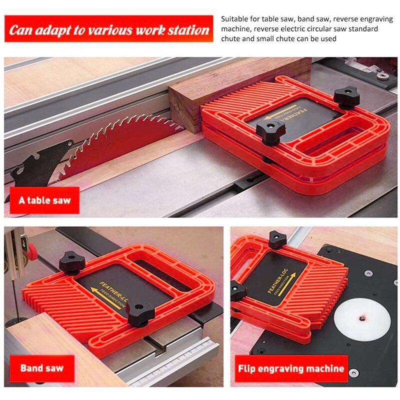 Extended Featherboards Adjustable Set for Table Sa... – Grandado