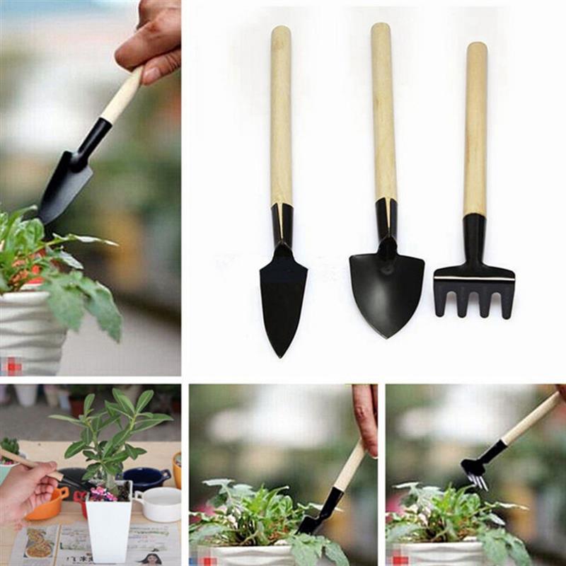 3 PCS/set Mini Garden Hand Tool Kit Plant Gardenin... – Grandado