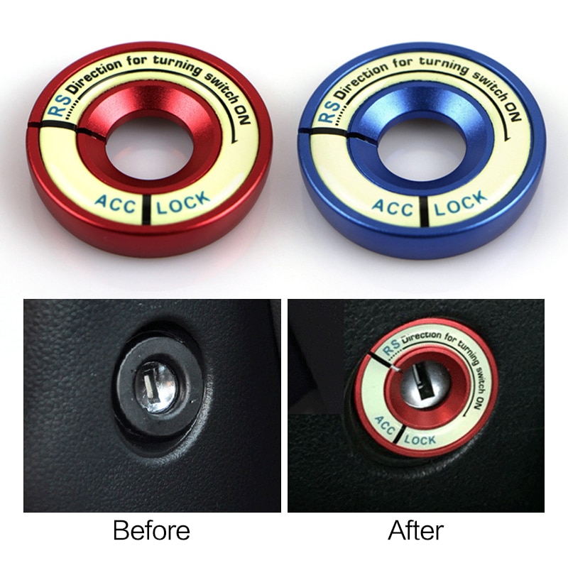 Auto Styling Glow Sleutelhanger Gat Sticker Lichtg... – Grandado