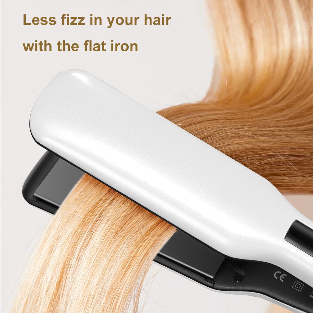 3D Rotating Hair Straightener flat iron Ceramic Pl... – Vicedeal