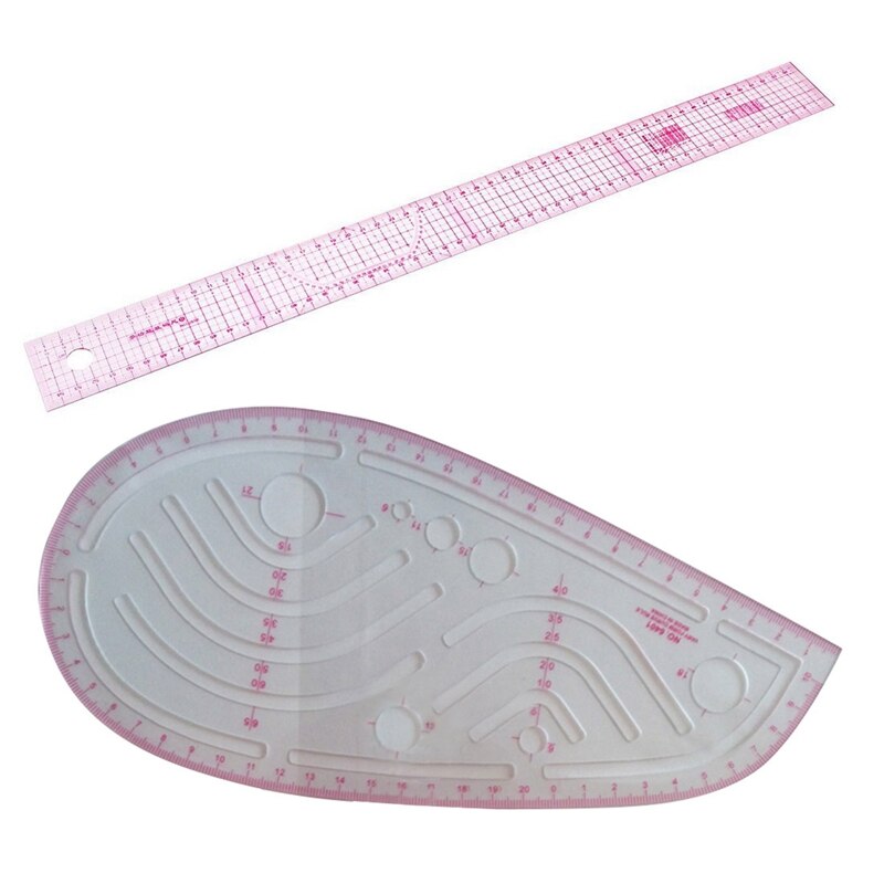 Styling Ruler French Curve Hip Curve Cut-Out Slot ... – Vicedeal