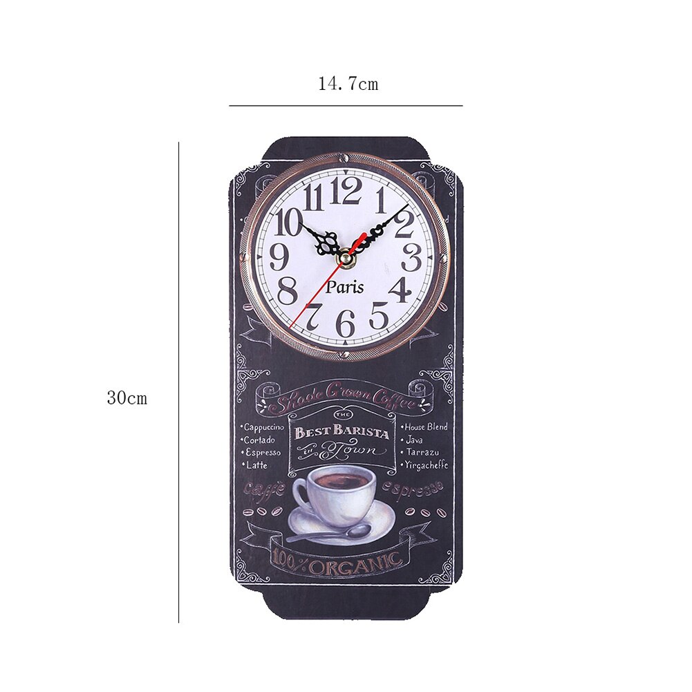 Retro Rectangle Big Ben Pattern Wall Clock Living ... – Grandado