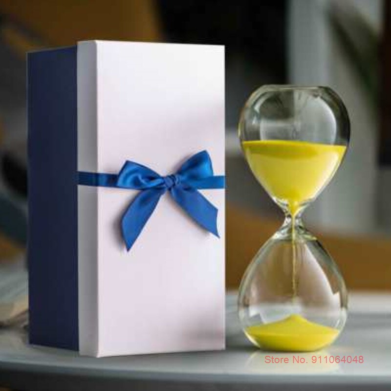 Exquisite Glass Hourglass 30 Minutes Box Sandglass... – Vicedeal