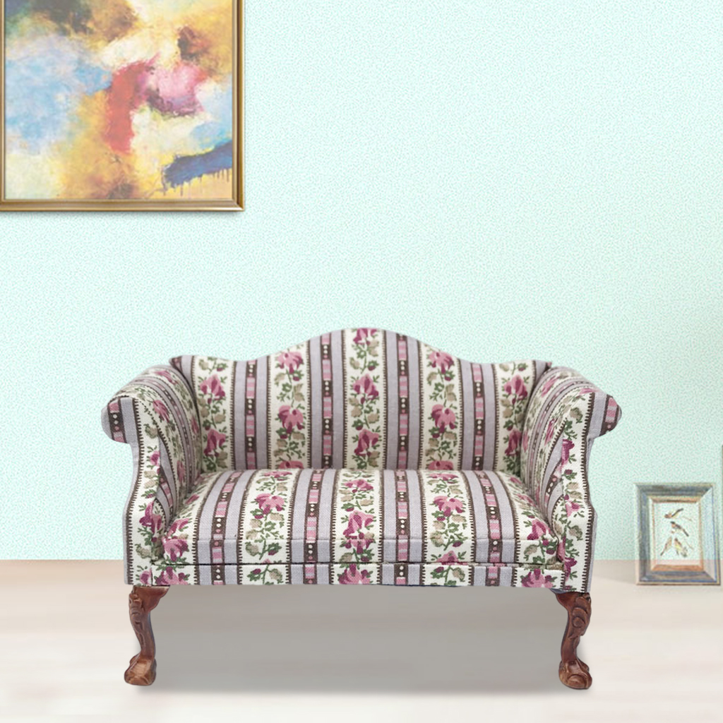 Mini Dollhouse Sofa, 1/12 Scale Dolls House Furnit... – Grandado