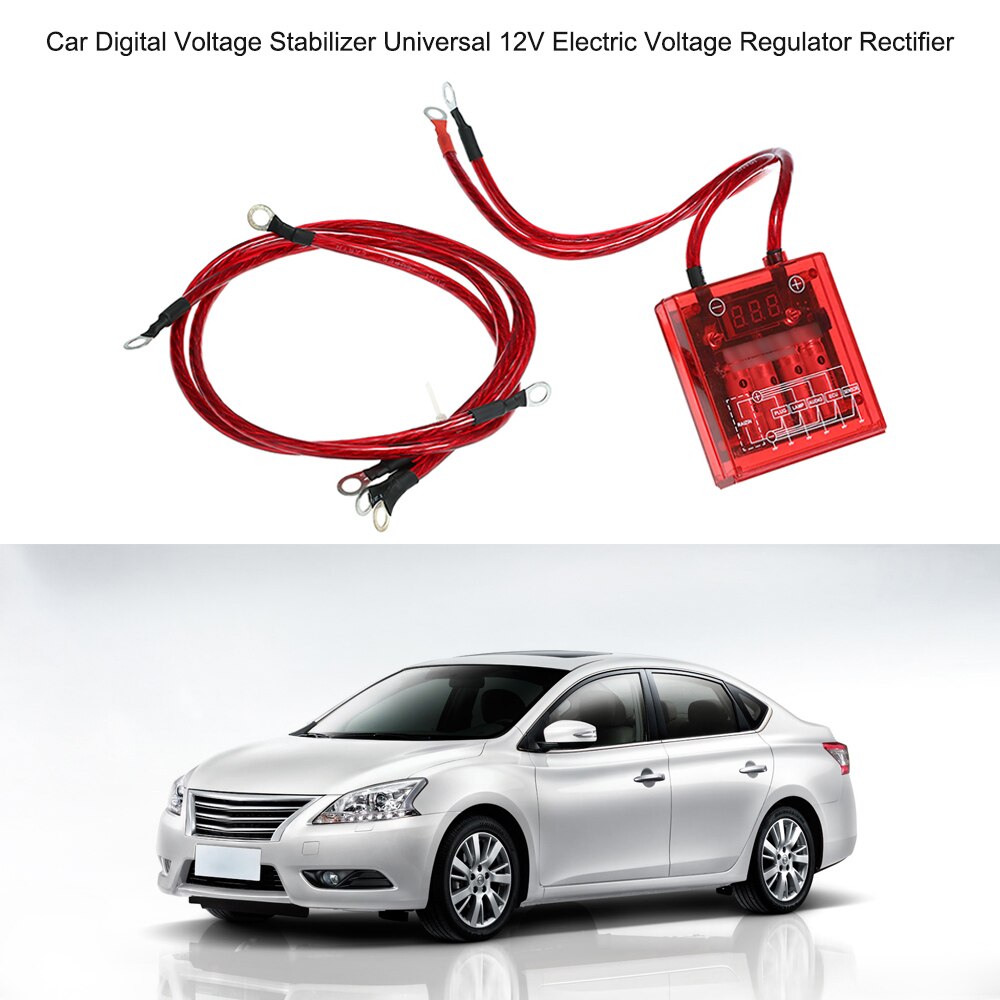 Universal Car Digital Voltage Stabilizer 12V Elect... – Grandado