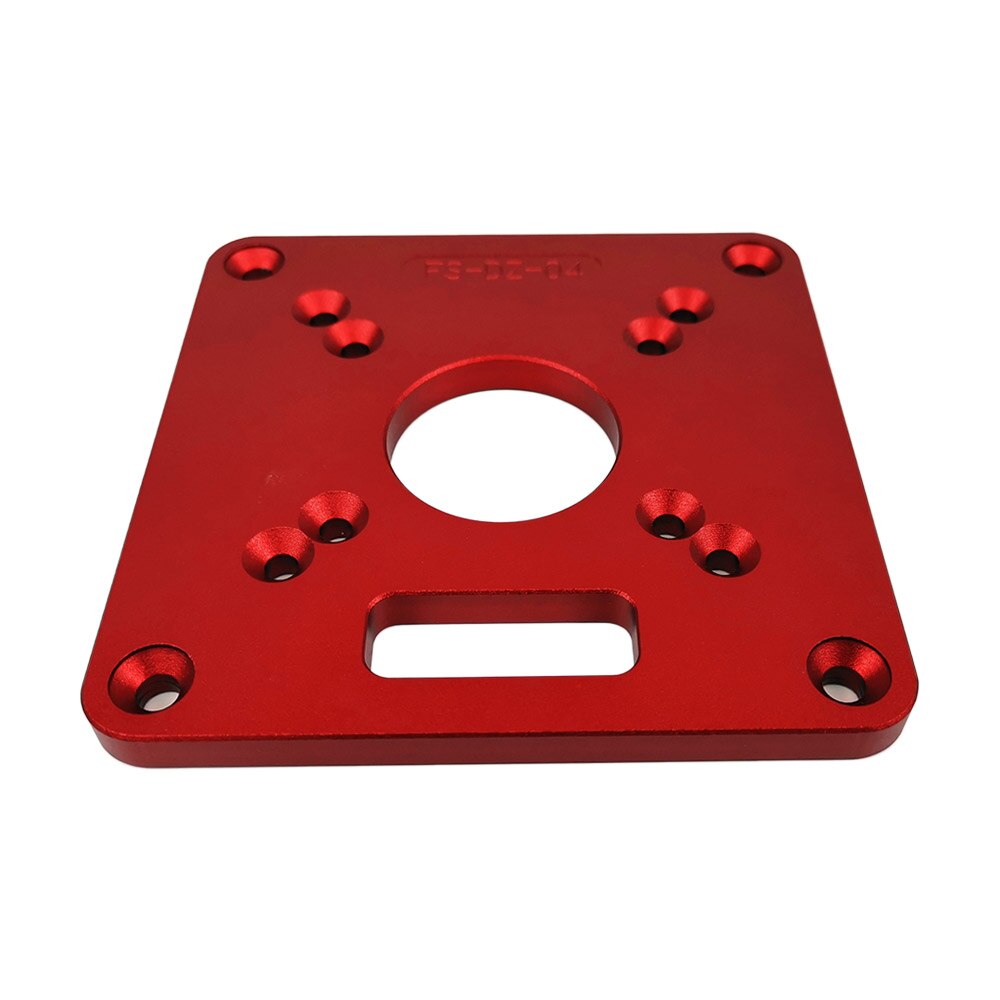 Aluminum Router Table Insert Plate Red Universal T... – Grandado