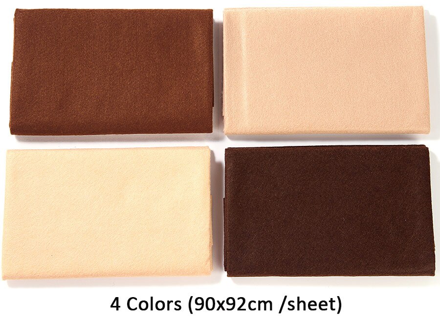 90X92CM Brown Series 1.4MM Soft Felt Fabric Sheet ... – Vicedeal