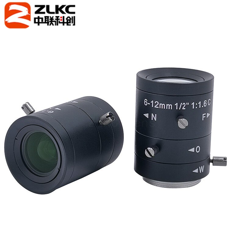 FA C-Mount Lens 6-12mm Variable Focal Manual Iris ... – Grandado