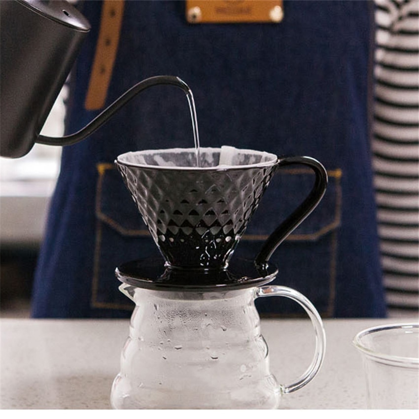 Ceramic Coffee Dripper Engine V60 Style Coffee Dri... – Vicedeal