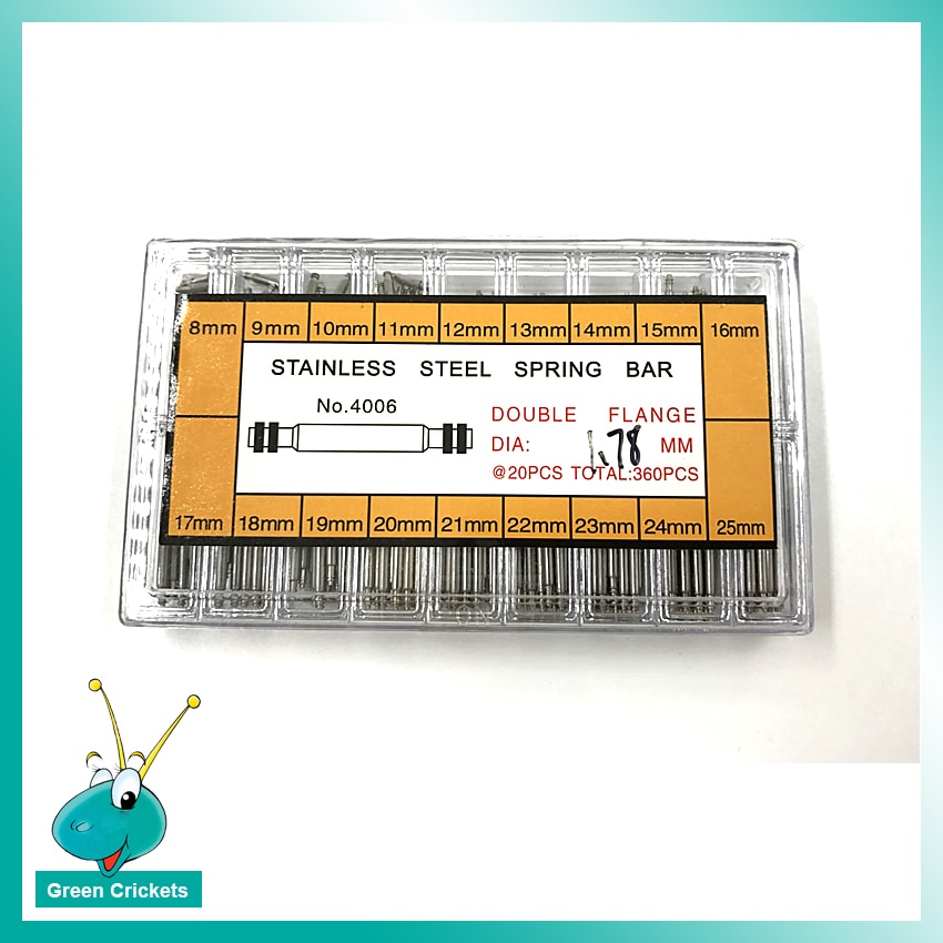 360pcs/box 1.78mm Spring bar set,8mm to 25mm Assor... – Vicedeal