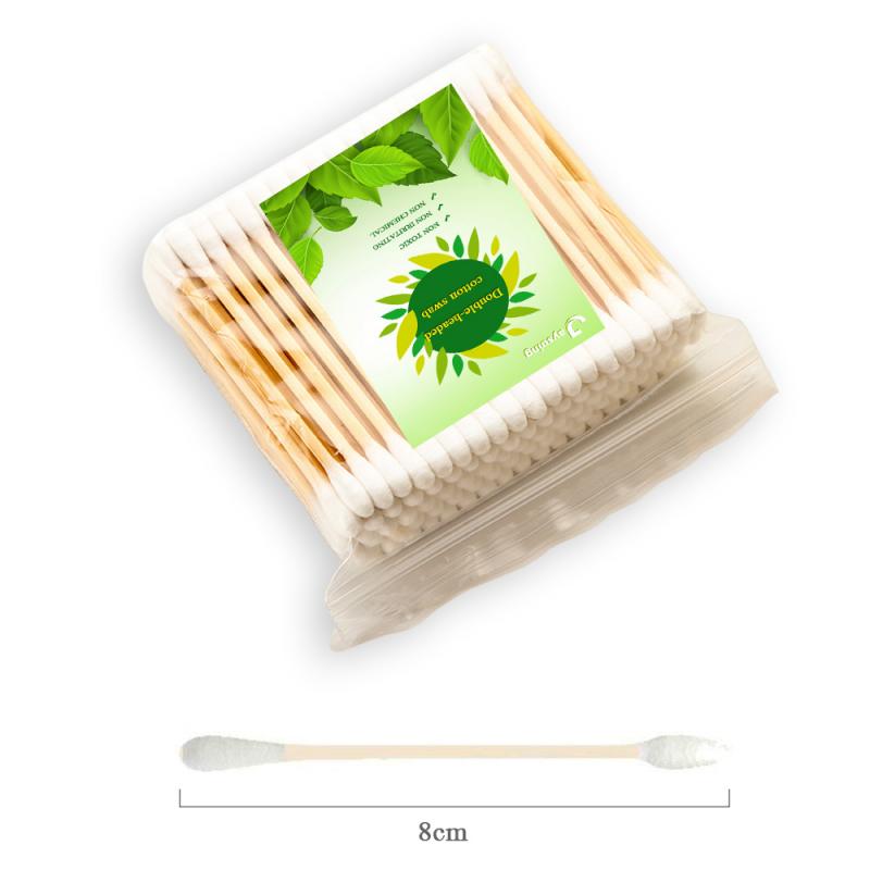 100/ 200pcs Portable Double Head Cotton Swabs Disp... – Grandado