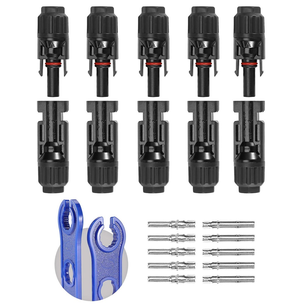 5 pares de conectores solares macho y hembra, cone... – Grandado