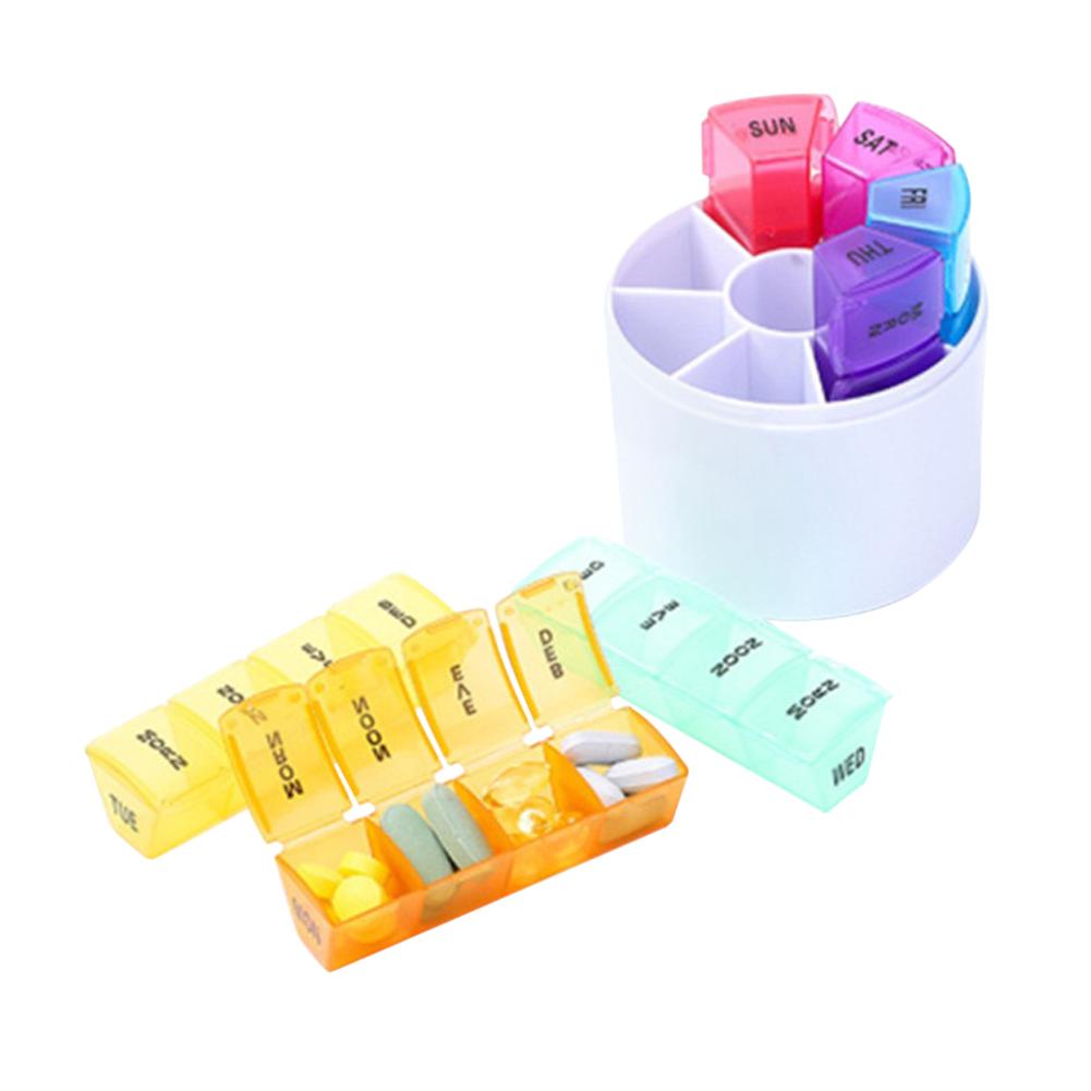 7 Dagen 28 Grids Kleurrijke Kit Pil Storage Genees... – Grandado