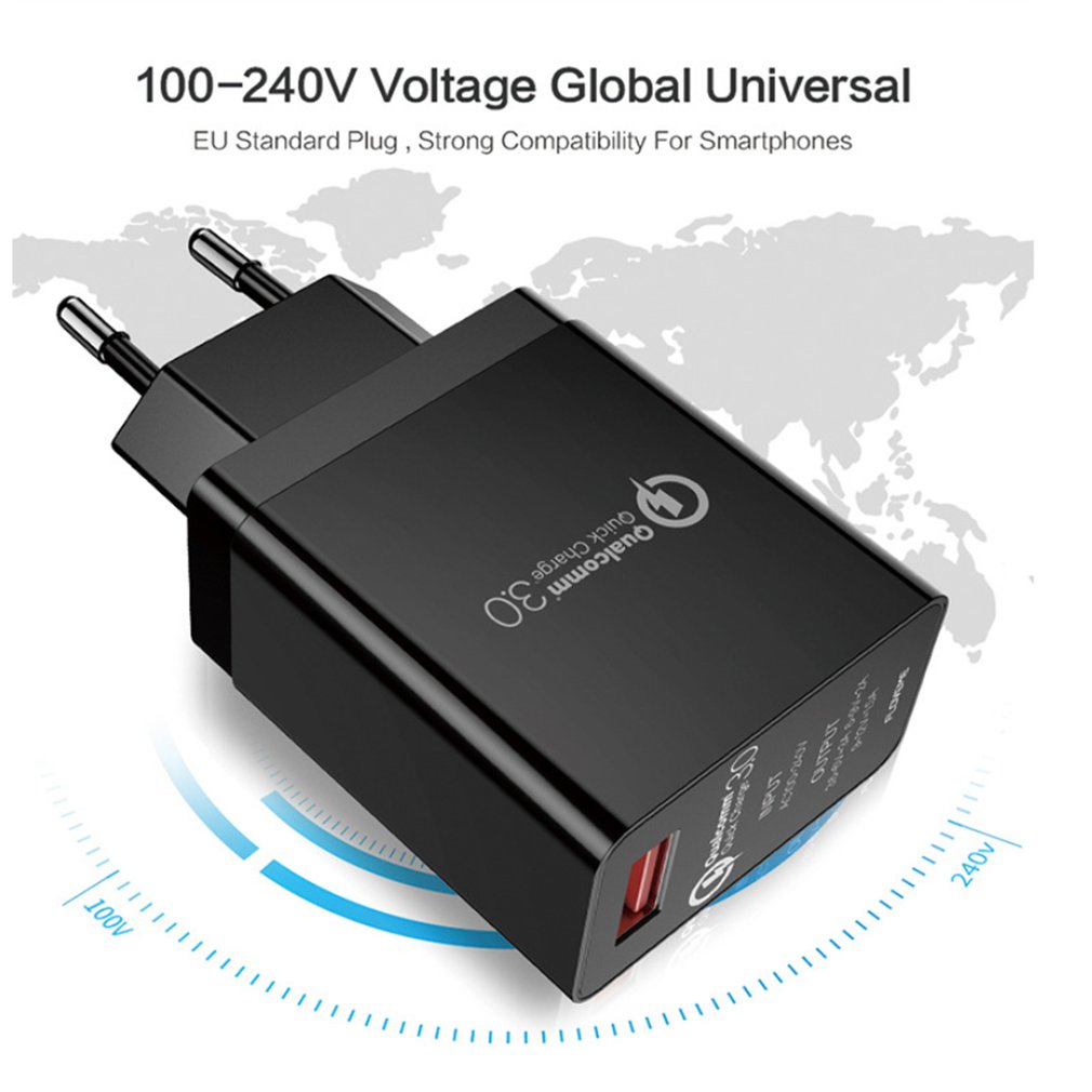 Smart USB Charger QC3.0 Quick Charger Portable Tra... – Vicedeal