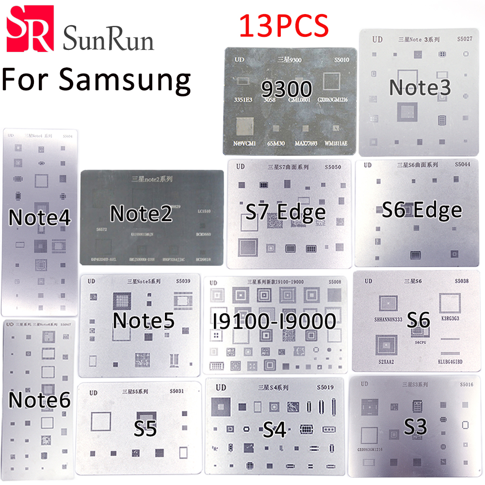 13 pcs BGA Stencil Directe Verwarming Reballing St... – Vicedeal