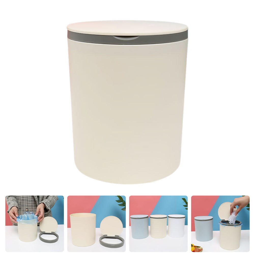 Household Desktop Garbage Can Plastic Waste Contai... – Grandado
