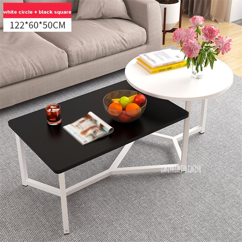 Modern Simple Steel Frame Combination Tea Table 2 ... – Vicedeal