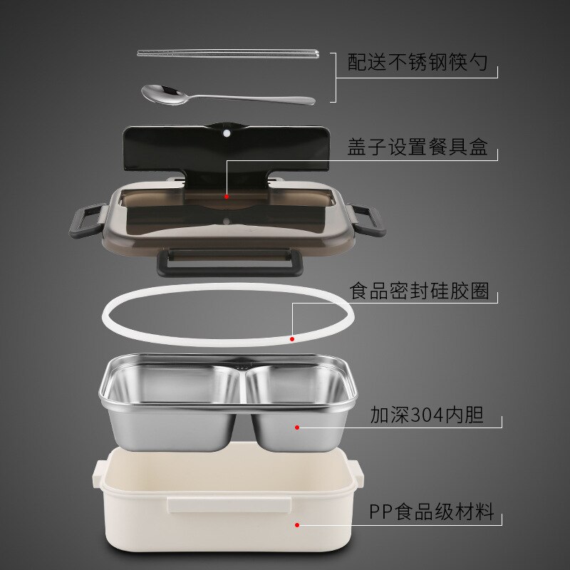 Japanese Lunch Box With Compartment 304 Stainless ... – Grandado