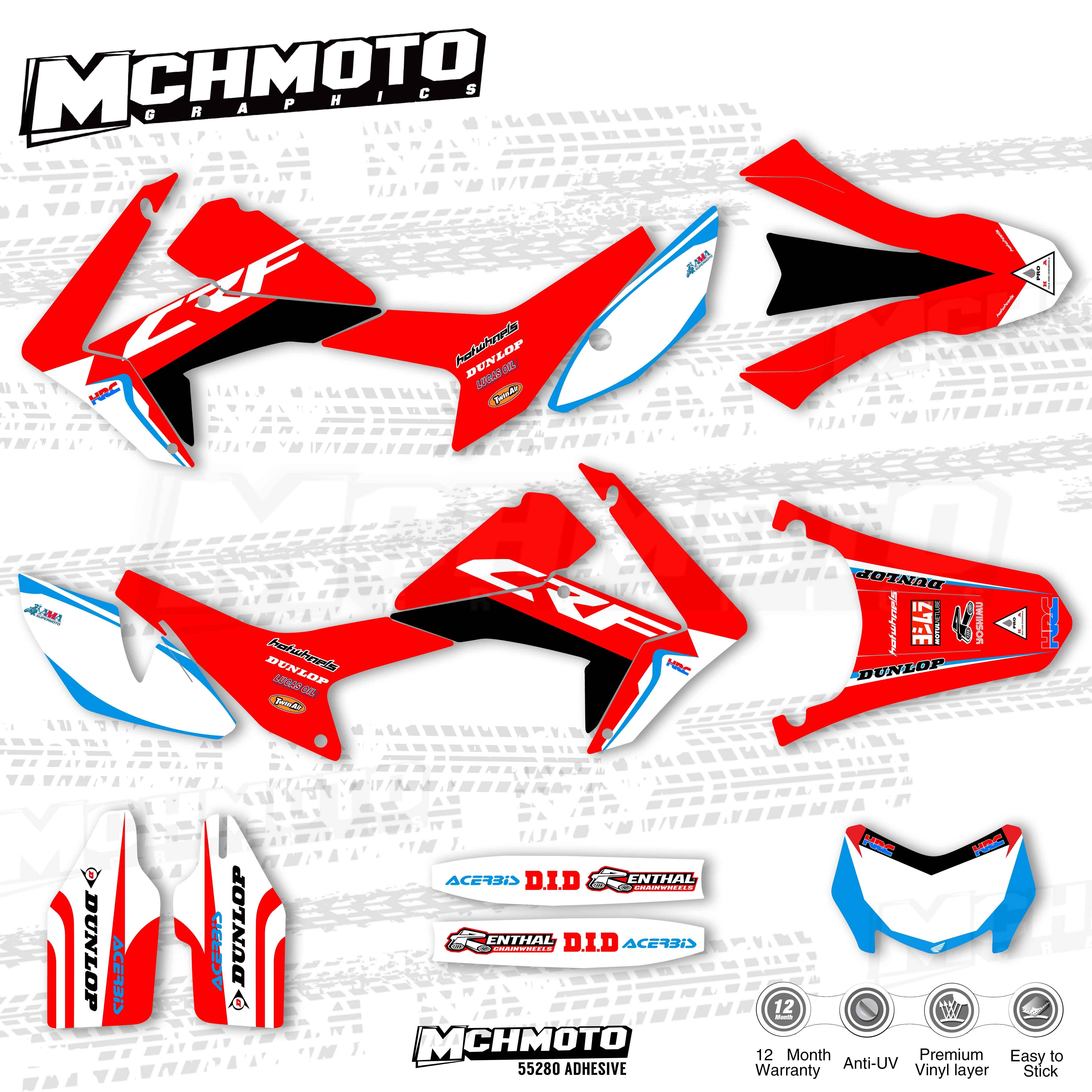 MCHMFG Graphics Kit for Honda 12-16 17-20 CRF250L ... – Grandado