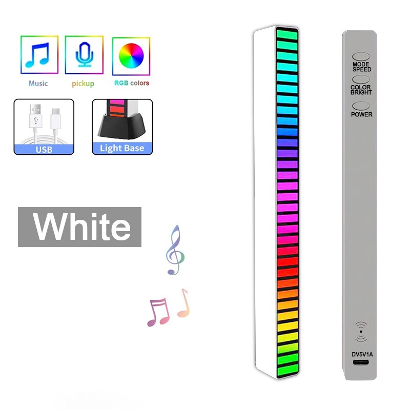 RGB Music Sound control LED light app control Pick... – Grandado