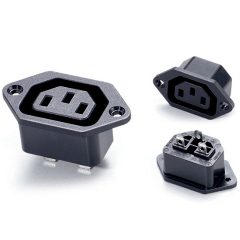 Chassis Female 15A/250V 3PIN 05231 AC IEC C13 C14 ... – Grandado