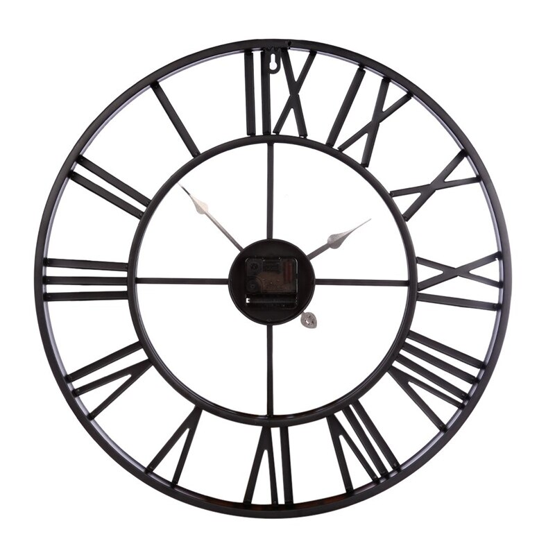 -47CM Metal Wall Clock Vintage Hanging Wall Clock ... – Grandado