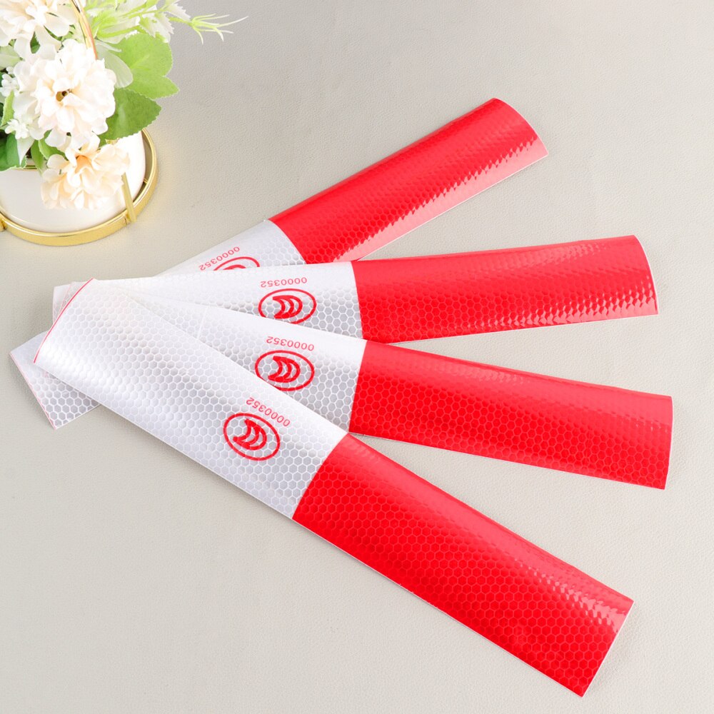 10pcs Truck Reflective Mark Sticker White and Red ... – Grandado
