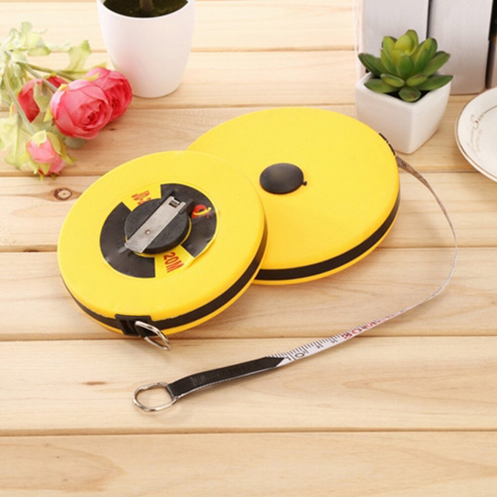 Yellow Hand Disc Measuring Tape 10/20/30 Meter Car... – Grandado