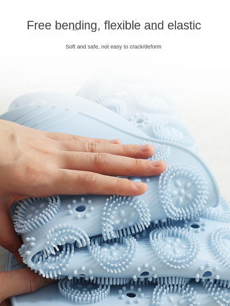 55cm Round Bath Shower Back Brush Massage Pad Soft... – Grandado