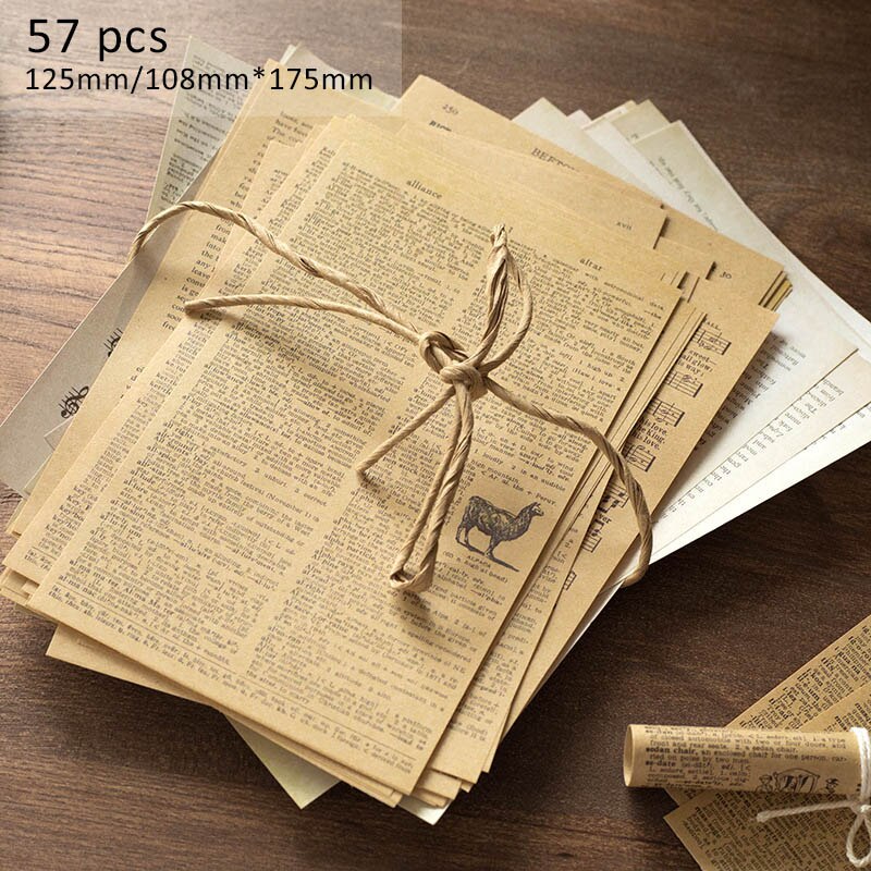 57 Sheets/Pack Decorative Paper DIY Craft Multi Pu... – Vicedeal
