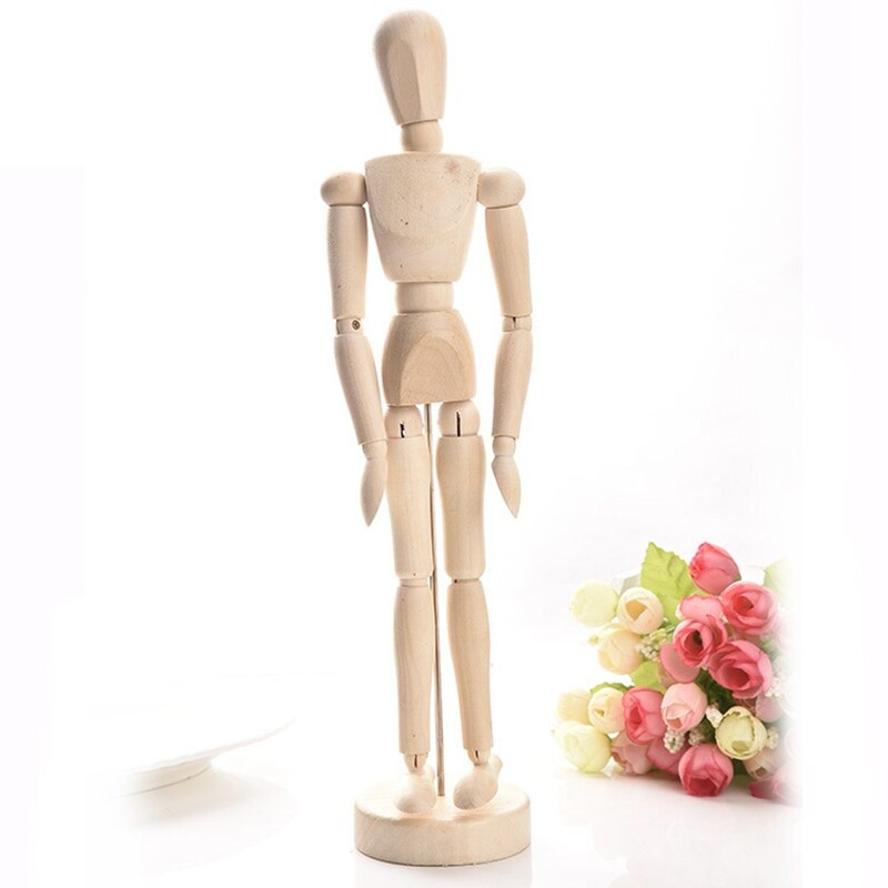 Hand Made Puppet Toy Wood Man Tall Wooden Human Mo... – Vicedeal