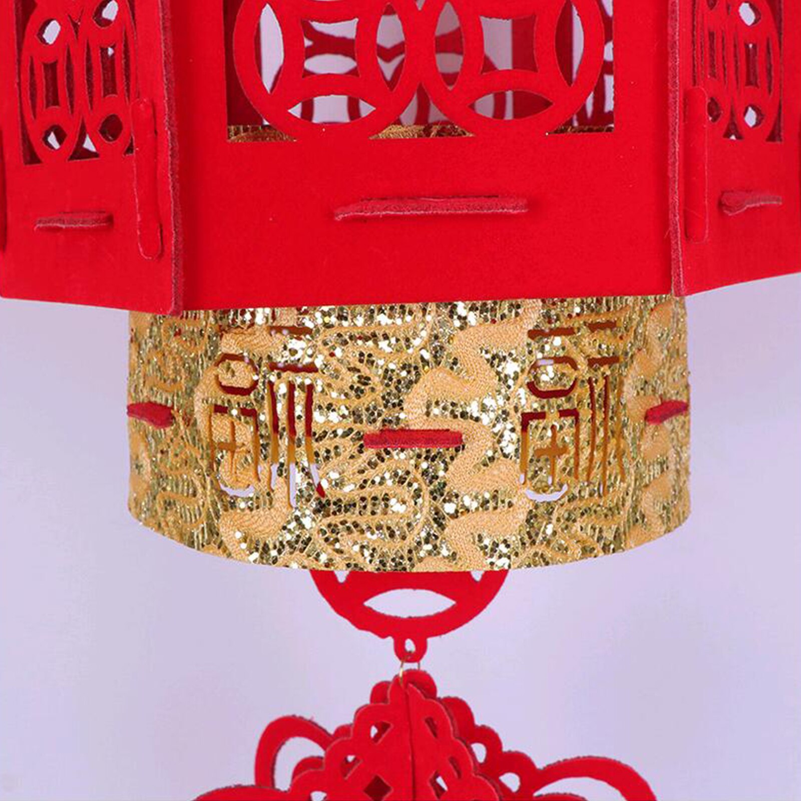 Feng Shui 2Pcs Chinese Year Red Lantern Palace Han... – Grandado