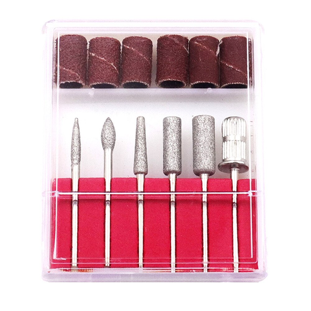 12 pcs Nail Drill Bits Set 12* Manicure Drill 12× ... – Grandado