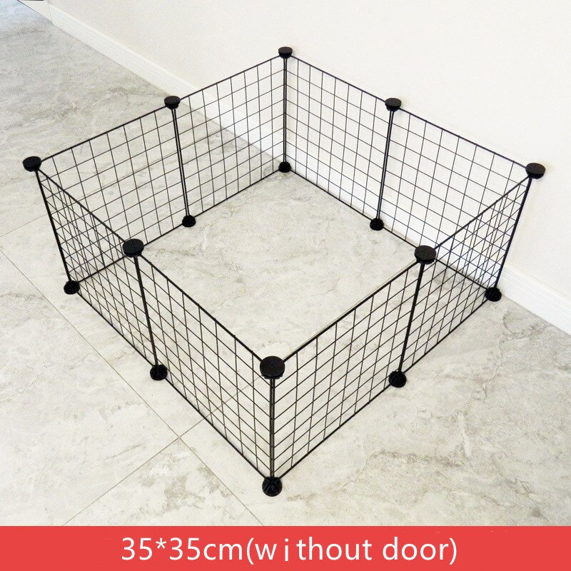 Animal Cage Kennels Playpen Iron Net Cat Puppy Ken... – Grandado