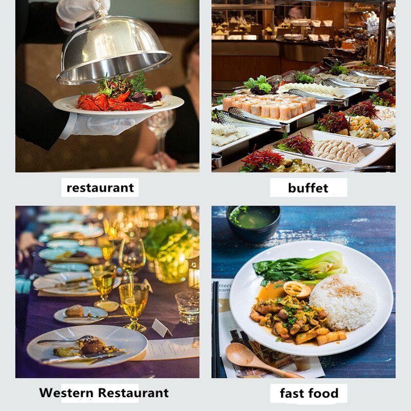 A5 Witte Plaat Plastic Plaat Imitatie Porselein Ro... – Grandado