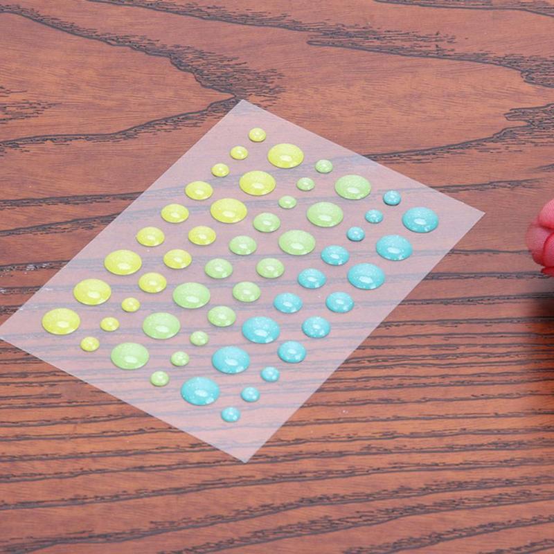 54pcs/pack Enamel Dot Sticker Sugar Sprinkles Self... – Grandado