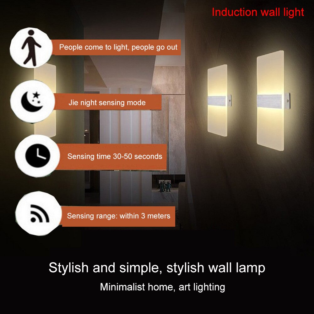 LED Wandlamp Slaapkamer Indoor Wandlampen Licht Ga... – Vicedeal