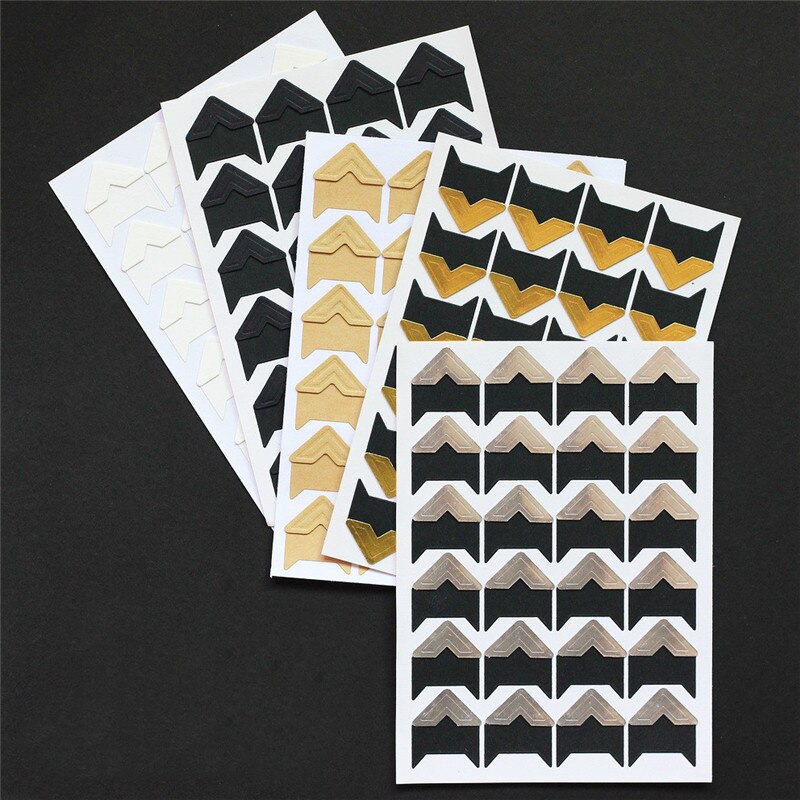 Solid color Kraft paper corner DIY photo album Pol... – Grandado