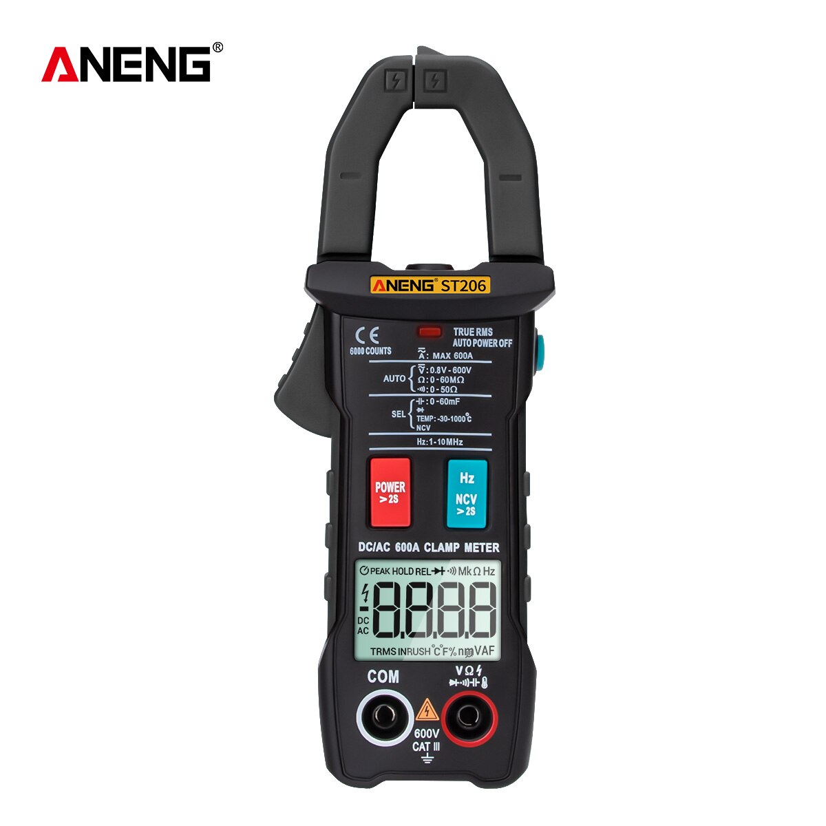 Digital Multimeter Clamp ANENG ST206 Meter 6000 co... – Grandado