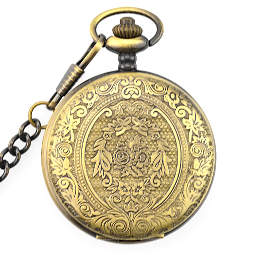 Vintage Classical Christmas Quartz Pocket Watch Re... – Vicedeal