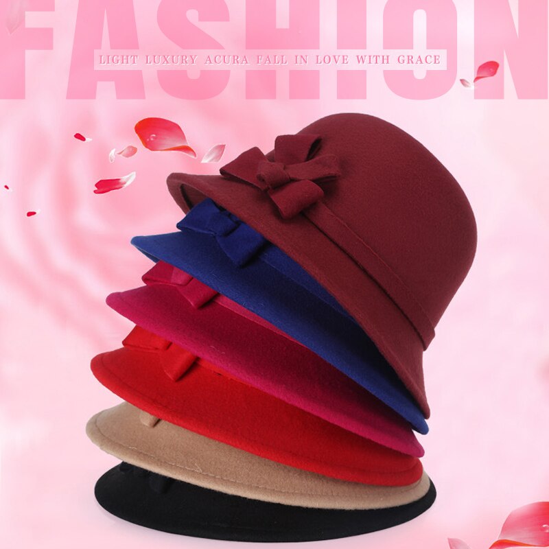 Kvinder vintage floppy hat fedora hat party bowler... – Grandado